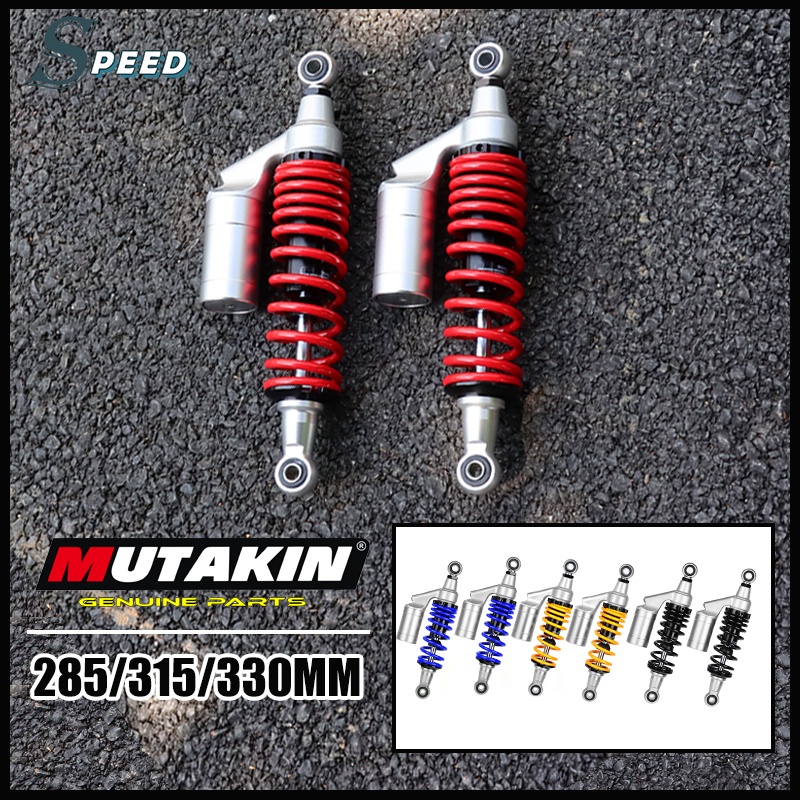 MUTAKIN Rear Shock Gas Absorber Honda Wave125 Wave110 Wave100 XRM 285MM ...
