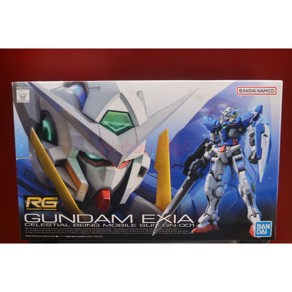 Bandai Real Grade (RG) 1/144 Scale Gundam Exia Plastic Model Kit | Shopee Philippines
