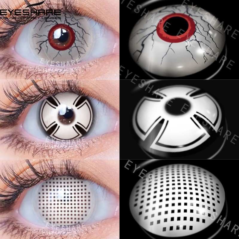 Eyeshare Cartoon Naruto Cosplay Contact Lens Natural Soft Lenses ...