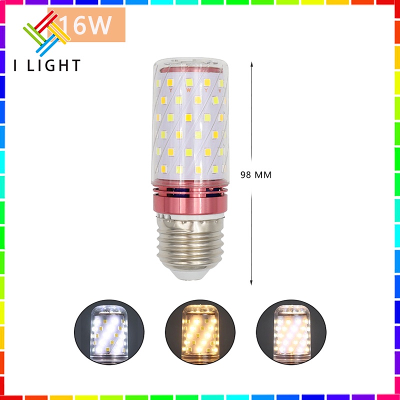 Led Tri Color Light Corn Bulbs Lamp 20W E27 led bulb From Home Office ...
