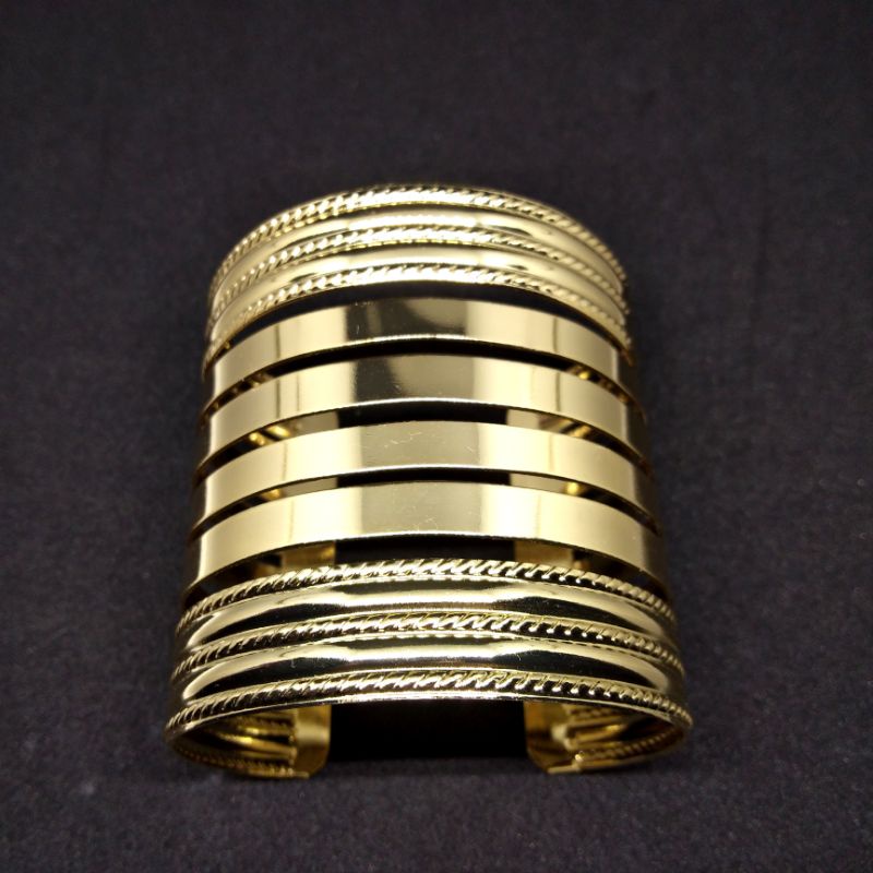 Big/Exaggerated Wide Fashion Gold Bangle Armlet Cuff for Greek God ...