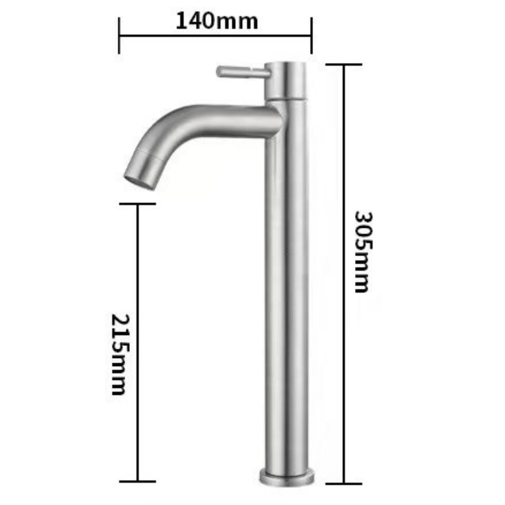 Faucet stainless faucet bathroom sink faucet bend/straight type single ...