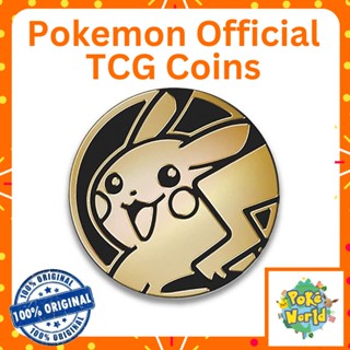 Pokemon - Official Metallic Coin - Pikachu - Pokemon TCG Coins | Shopee ...