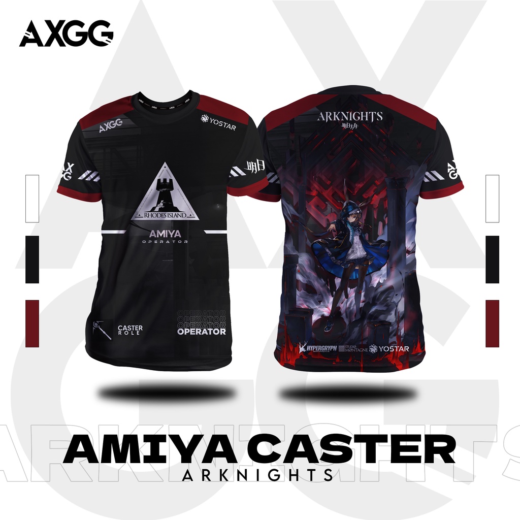 AXGG " Arknights - Amiya Caster " Gaming Shirt | Shopee Philippines
