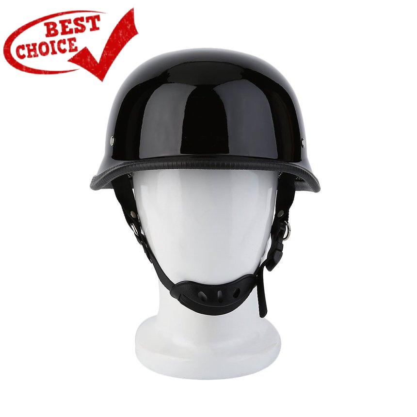 German Vintage Motorcycle Cruiser Helmet Half Face German Motorcycle ...
