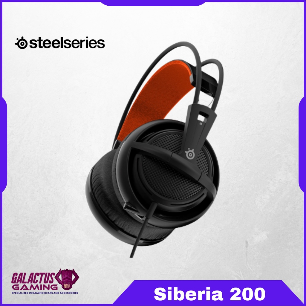 Steelseries Siberia 200 Gaming Headset With 3.5mm Cable | Shopee ...