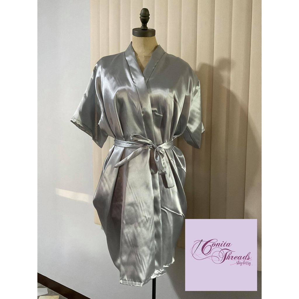 SILK ROBE FOR WEDDING ENTOURAGE | Shopee Philippines