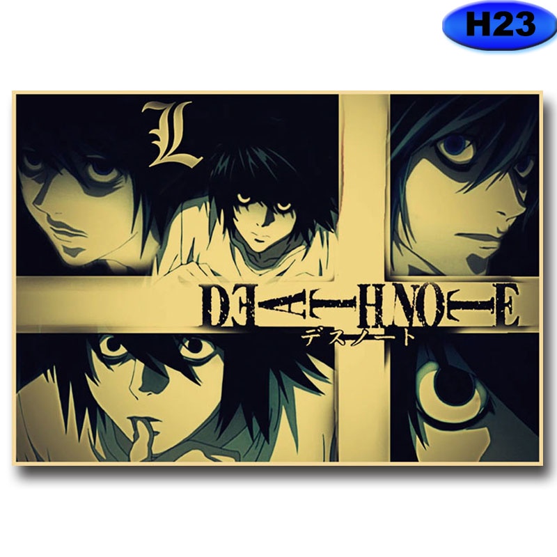 Japanese Anime Death Note Posters Retro Home Wall Decoration Items ...