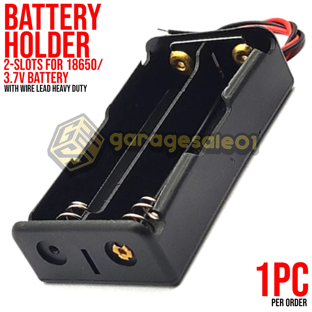 Battery Holder Aa 18650 1S / 2S 3S 4S Single Double Triple Quad With ...