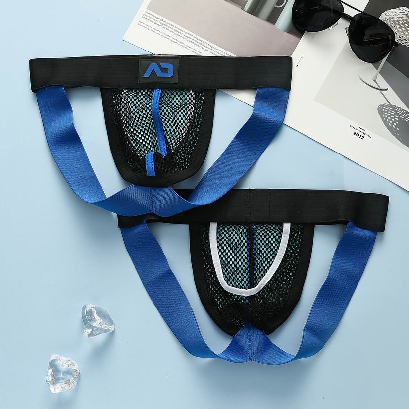 Addicted Men Mesh Jockstrap Underwear Sexy Jock Strap Briefs (Discreet ...