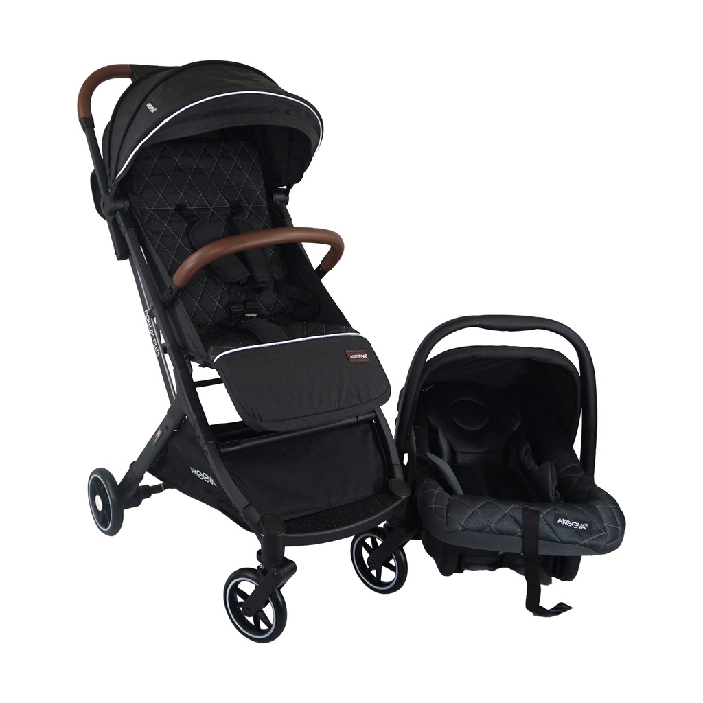 Akeeva Lightweight Travel Stroller w/ Carseat Travel System (Pollux ...