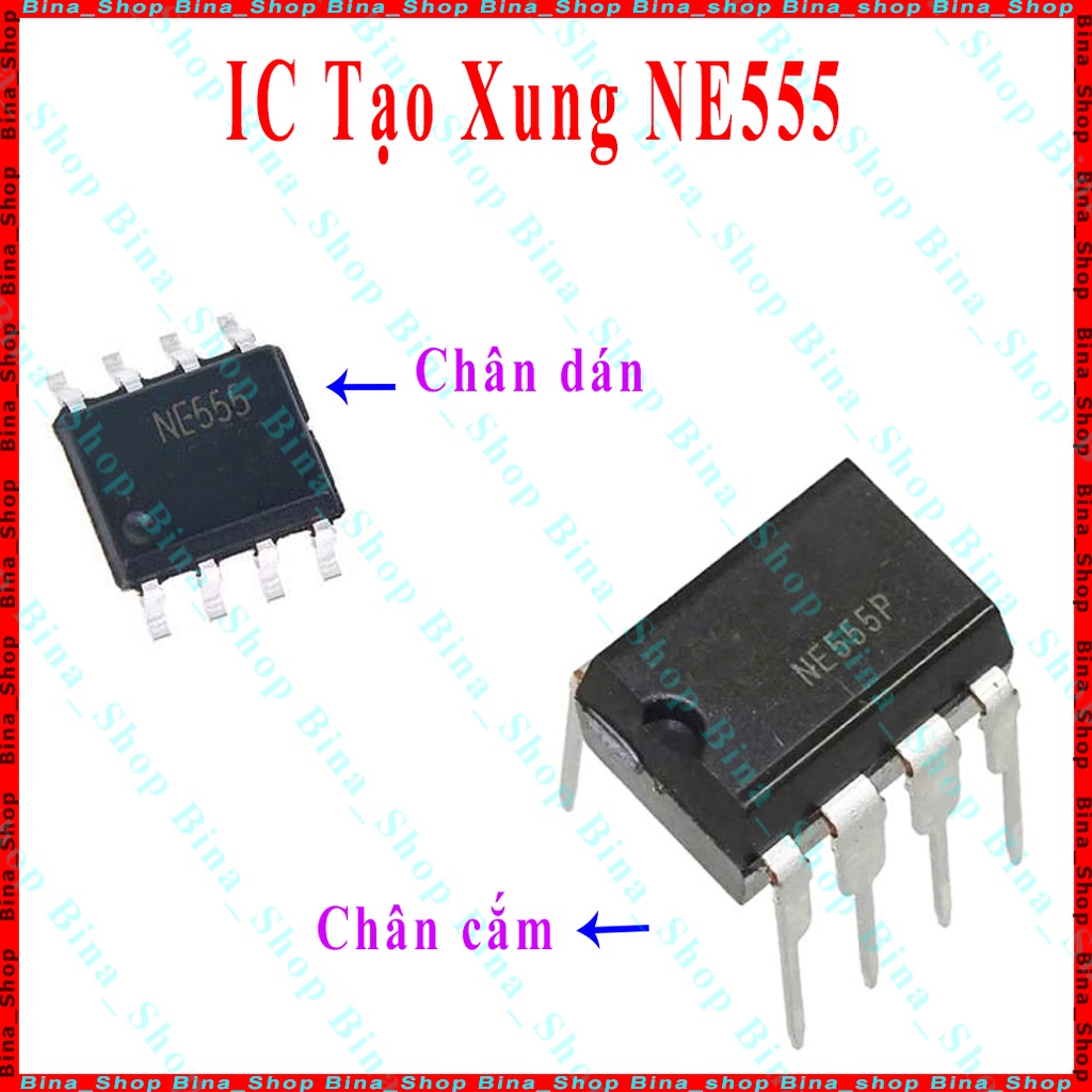 Oscillator pulse generator IC NE555 NE555P DIP-8 SOP-8 | Shopee Philippines