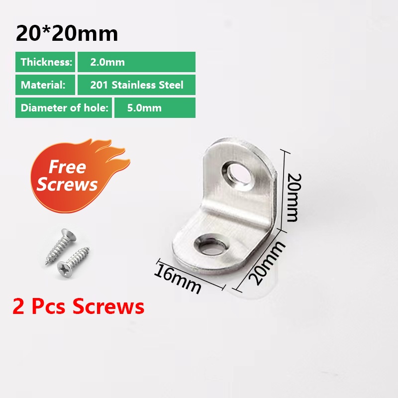 1Pc Angle Corner Bracket Code Thickened Fasteners Protector 90 Degree ...