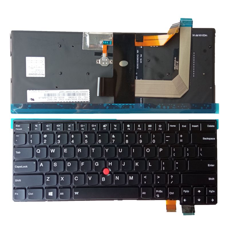 NEW Lenovo Thinkpad T460S T470S TP00081B Keyboard US Backlit 01EN682 ...