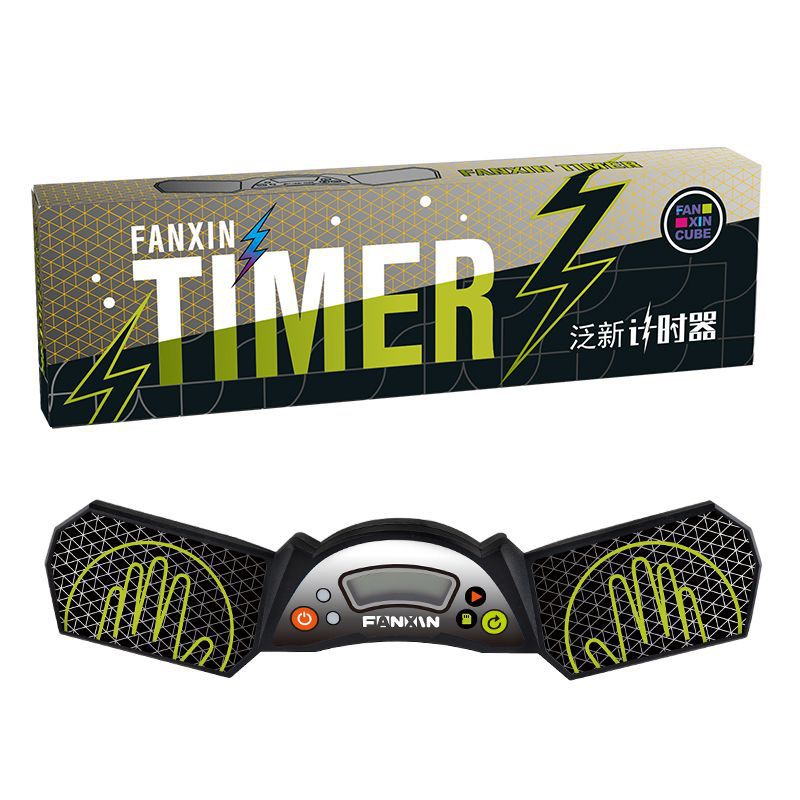 Qiyi Fanxin Professional Cube Timer Clock Machine Speed For Race Stack Competition | Shopee ...