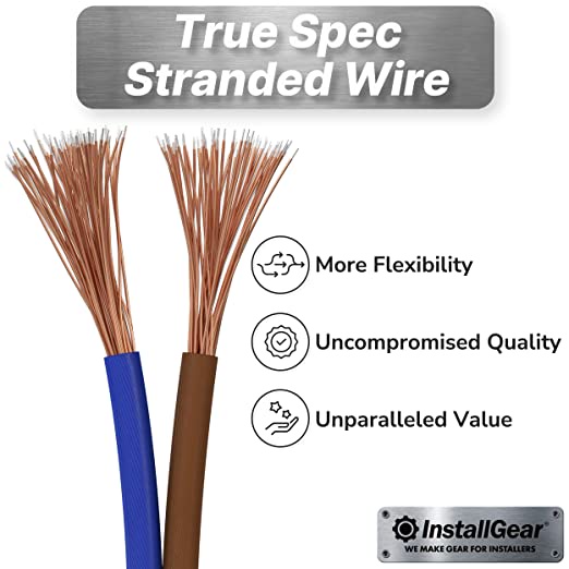 InstallGear 14 Gauge AWG 100ft Speaker Wire True Spec and Soft Touch ...