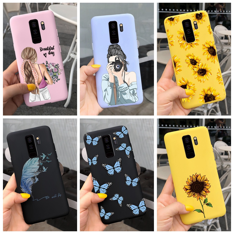 Samsung Galaxy S9 (SM-G960F) / S9+ (SM-G965F) Beautiful Girl Sunflower ...