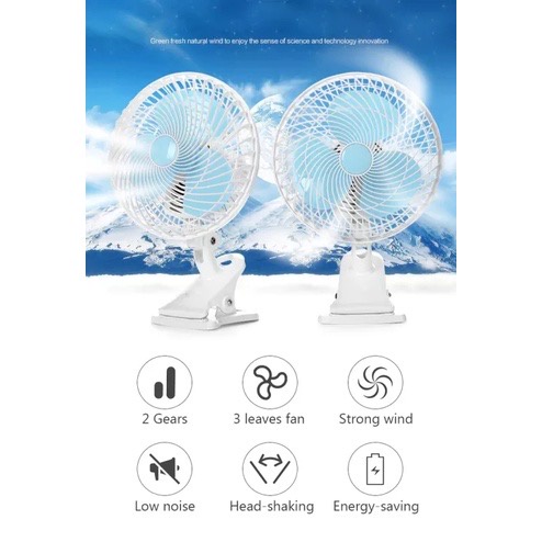 3 In 1 220V Small electric fan mini student dormitory bed head table ...