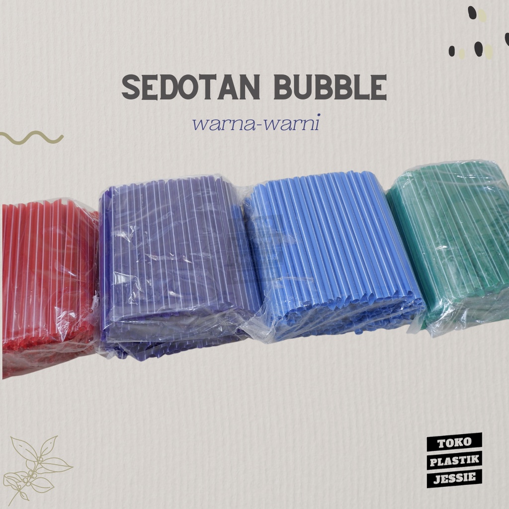 8 mm colorful bubble straws, 200 grams (PETA) | Shopee Philippines