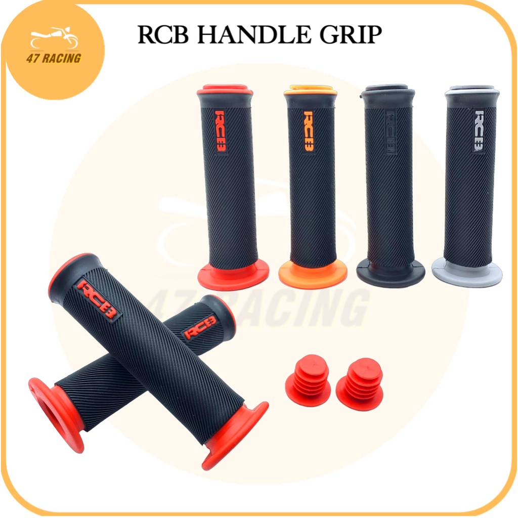 47Racing Motorcycle RCB Rubber Handle Grip HG66 Universal | Shopee ...
