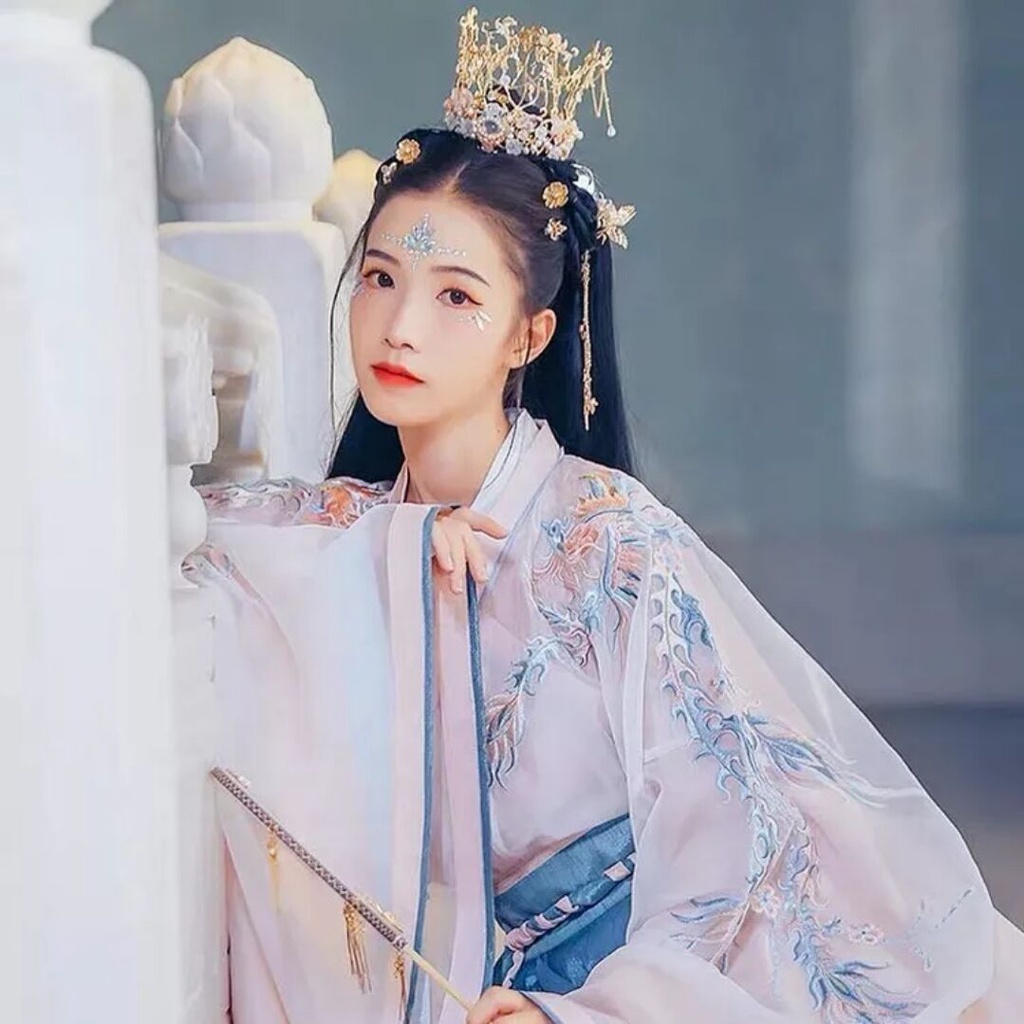 New Product One-To-One Authentic Phoenix Ancient Costume Hanfu Women's ...