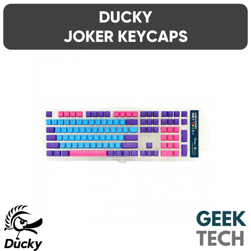 DUCKY Joker PBT Double-shots Keycaps | Shopee Philippines
