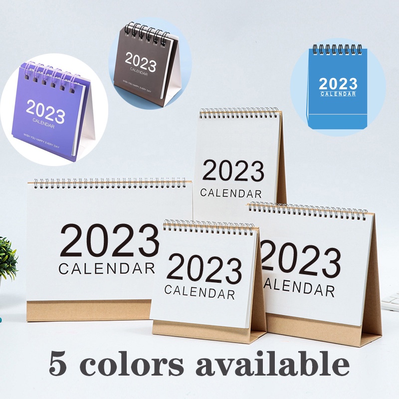 2023 creative minimalist Morandi mini desktop small desk calendar ...