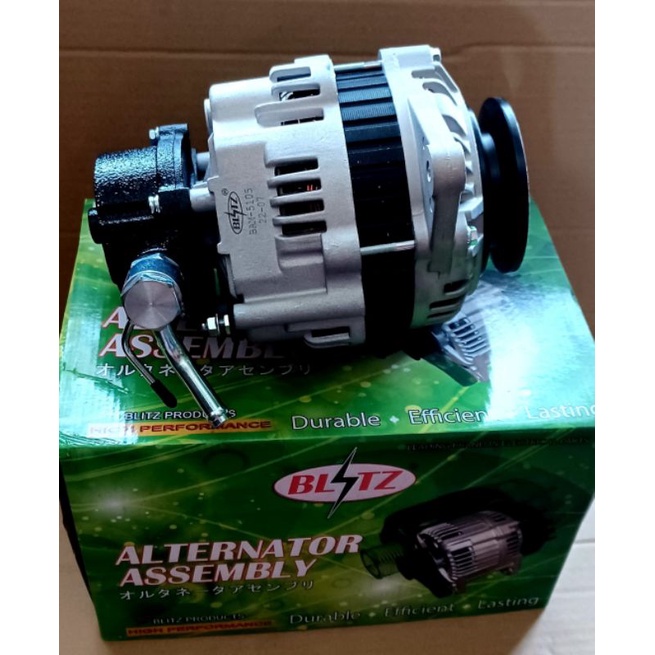 Alternator Assembly Mitsubishi 4D56 w/pump 12v/110A single pulley BLITZ ...