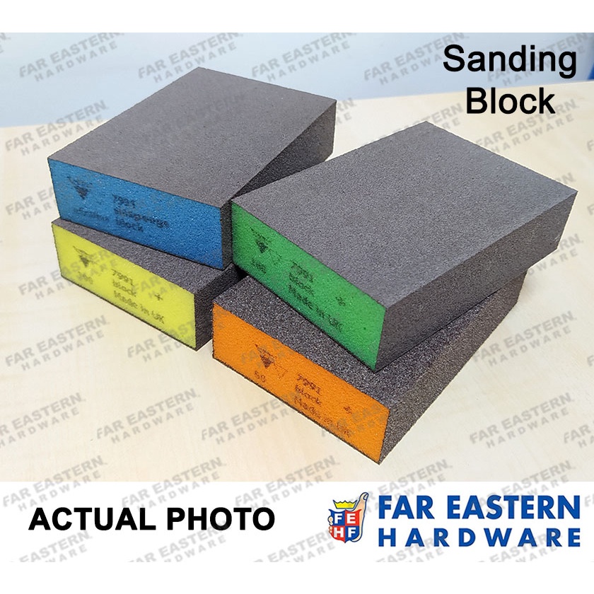 SIA Sanding Abrasive Block / Pad Sponge Foam (SOLD per piece) | Shopee ...