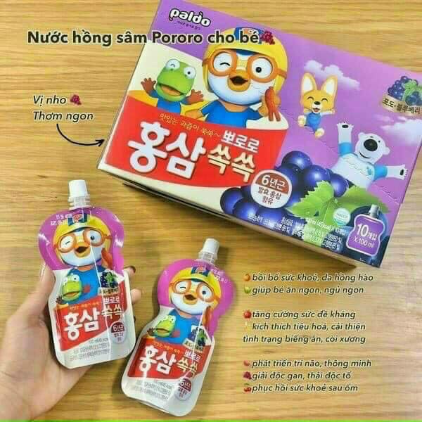 Pororo red ginseng fruit (10 bags/box) | Shopee Philippines