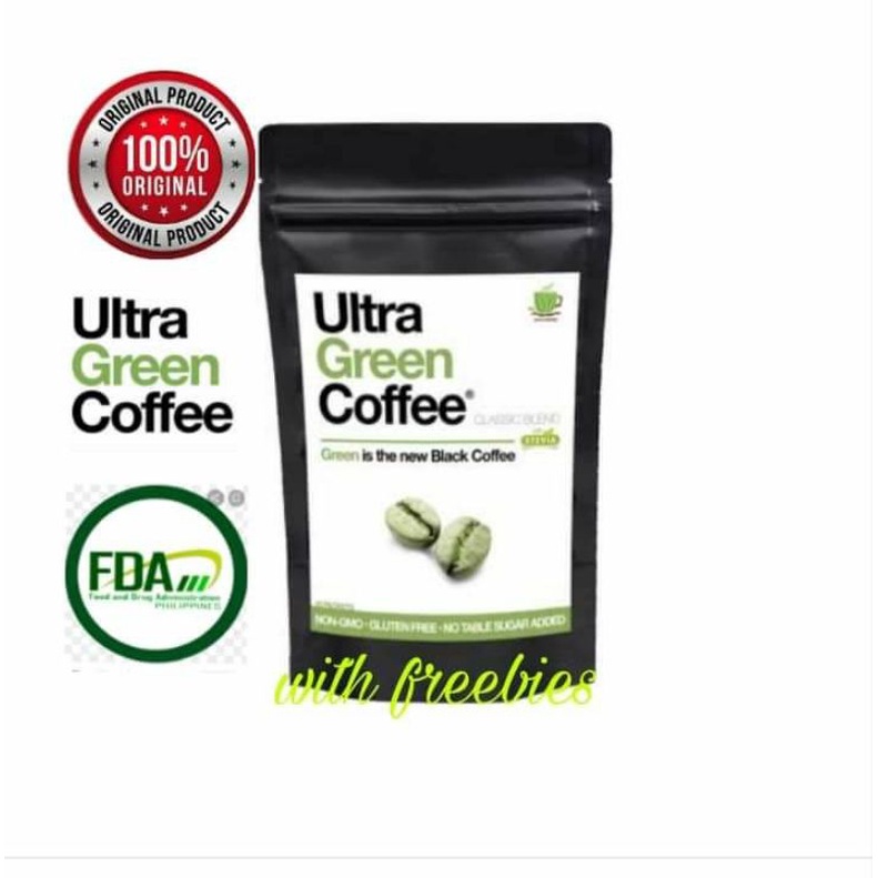 100%Original Ultra Green Coffee CLASSIC Blend with Stevia | Shopee ...