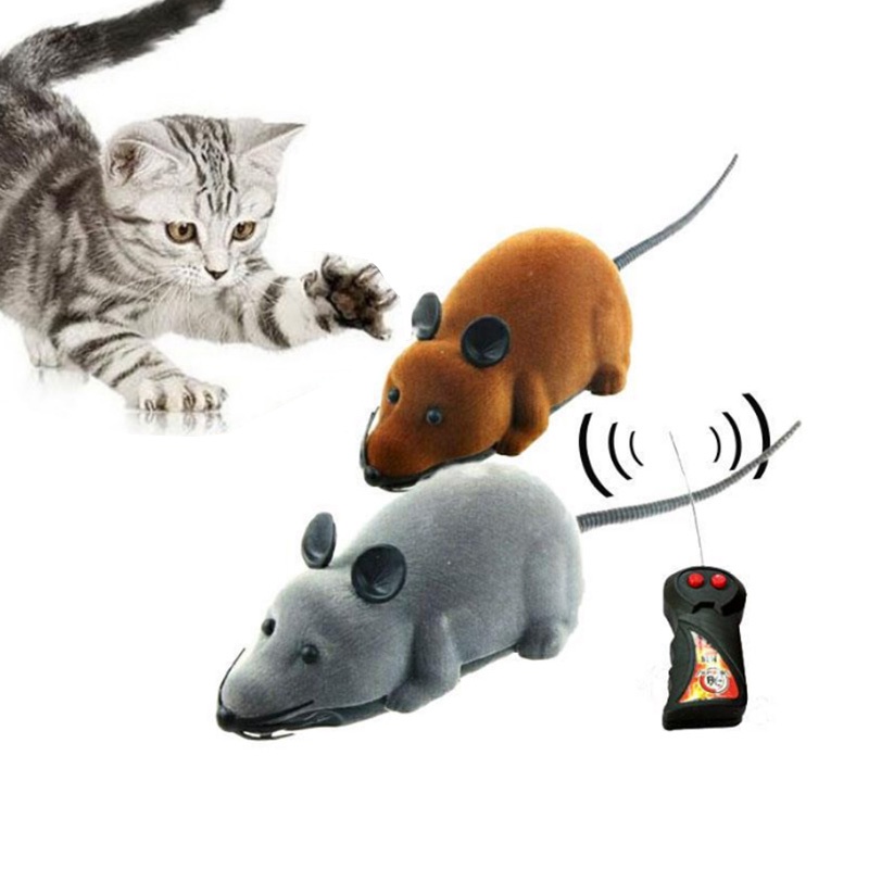 Cat Toy RC Rat Mouse Toy Remote Wireless Control Interactivity ...