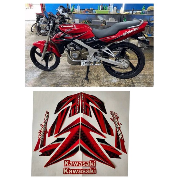 MERAH Red Kawasaki Ninja SS 2012 Trim Striping | Shopee Philippines