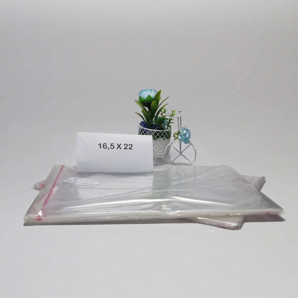 Opp Plastic Size 16,5 x 22 Contains 100 Sheets | Shopee Philippines