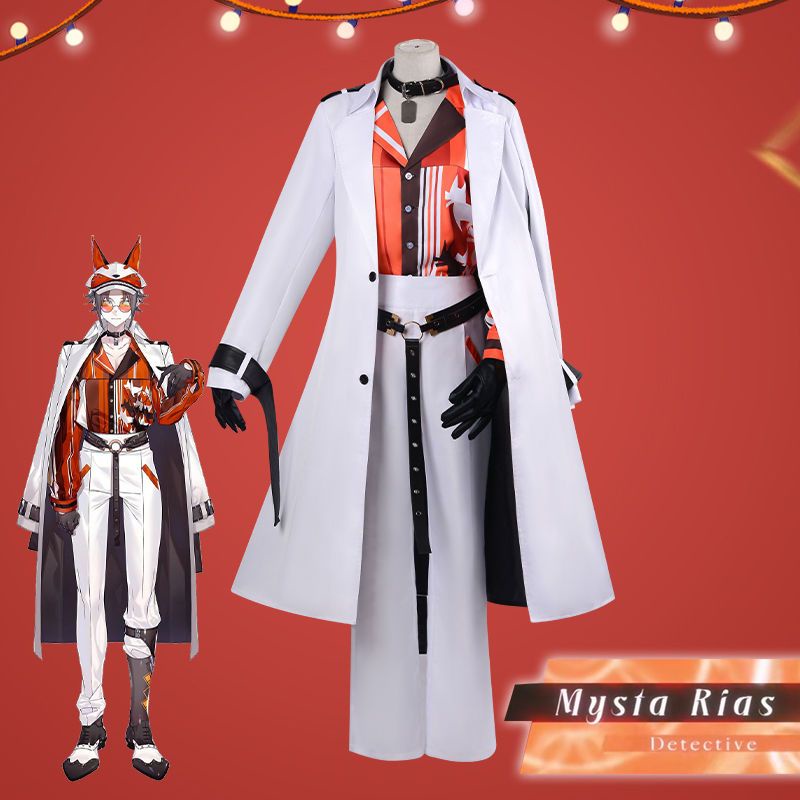 Mysta Rias Cosplay Hololive VTuber Luxiem Mysta Rias Cosplay Costumes Fancy Party Suit Halloween ...