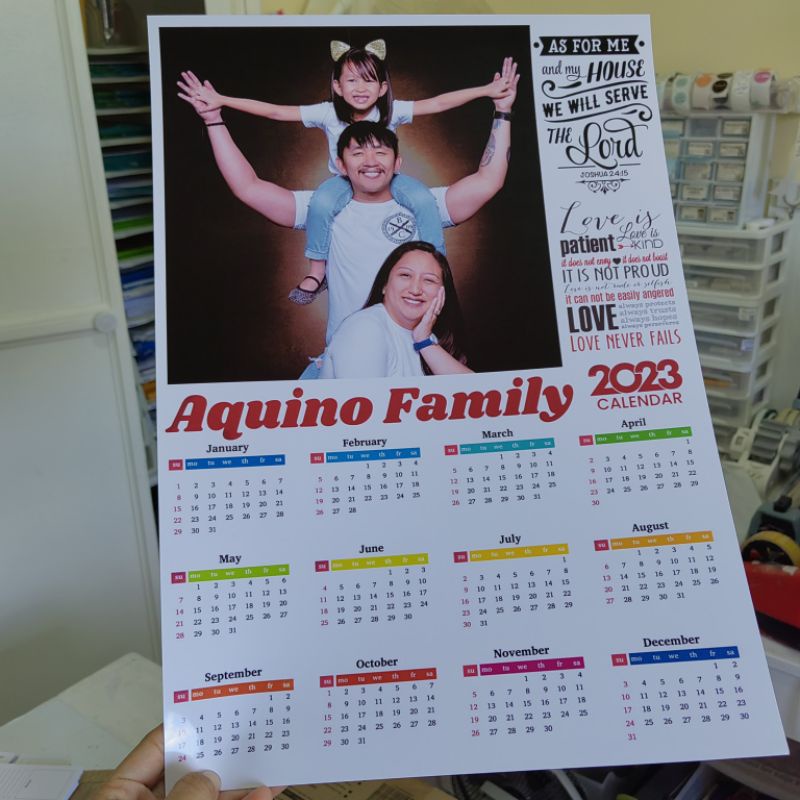 POSTER CALENDAR A3 SIZE | Shopee Philippines