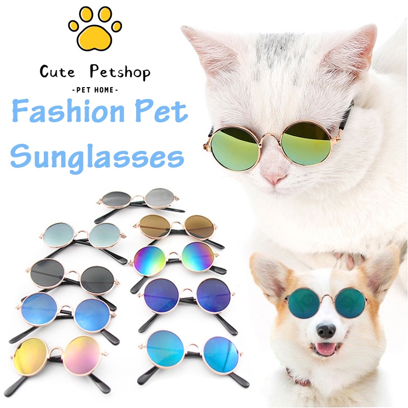 Dog Cat Glasses Puppy Eyeglasses Cat Eye-wear Protection Sunglasses Pet ...