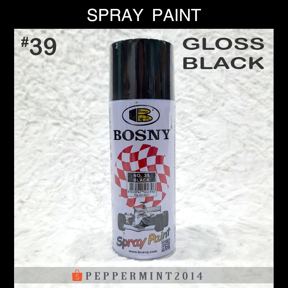 GLOSS BLACK Wholesale Original Authentic Bosny 100% Pure Acrylic Spray ...