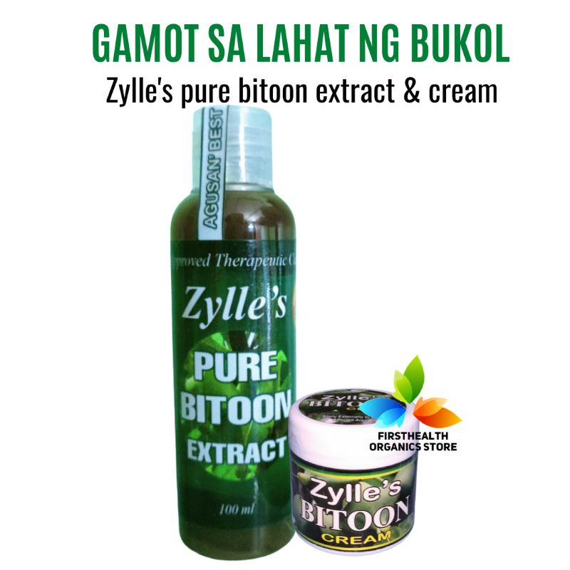 Zylle's Bitoon Cream and Extract Set para sa mga Bukol, Pampawala ng ...