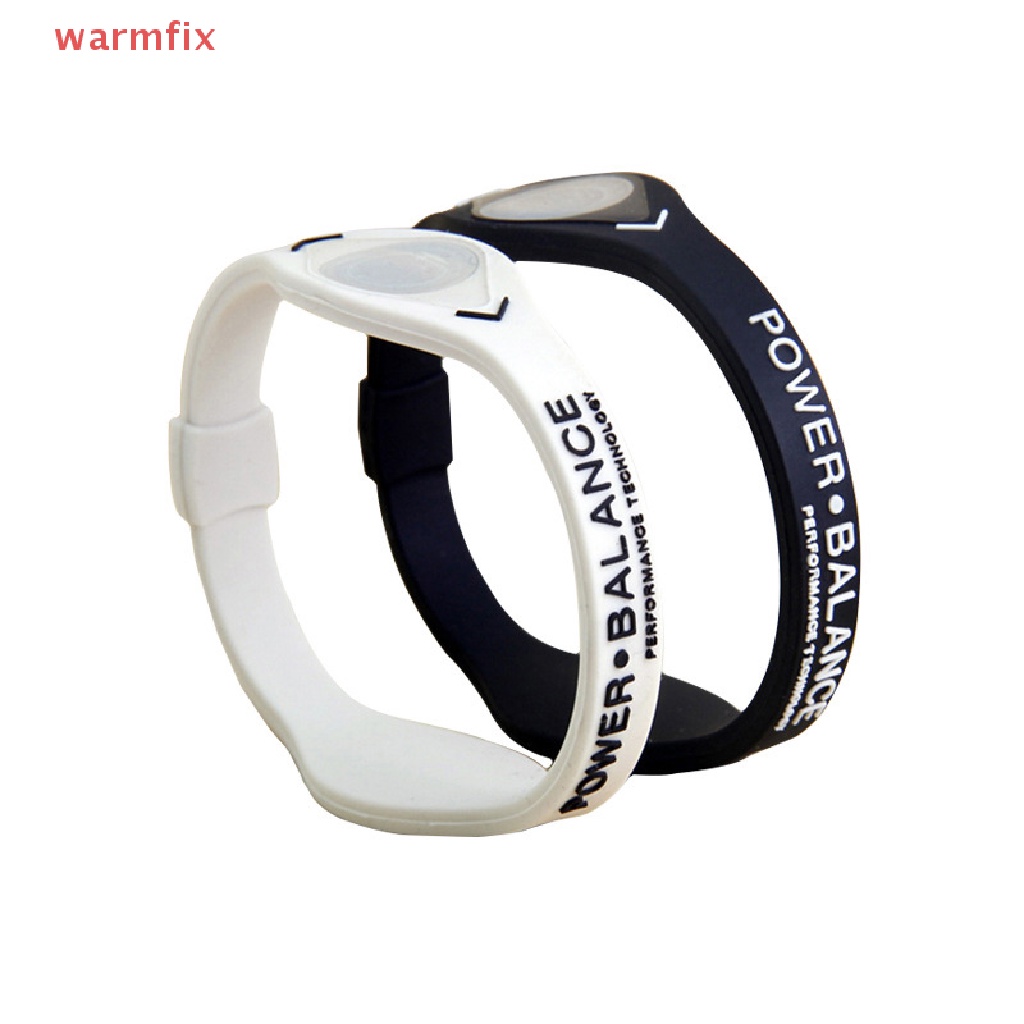 (warmfix) Power Balance Energy Health Bracelet for Sport Wristbands Ion ...