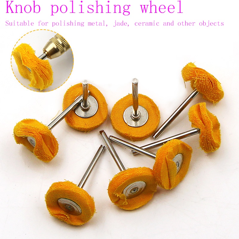 (Ready Stock)10pcs/Lots Polishing Wheel Buffing Pad Brush Jewelry Metal ...