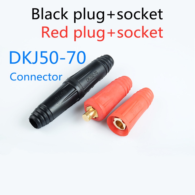 DKJ50-70 Welding Cable Connector Plug Quick Fitting Male + Female Cable ...