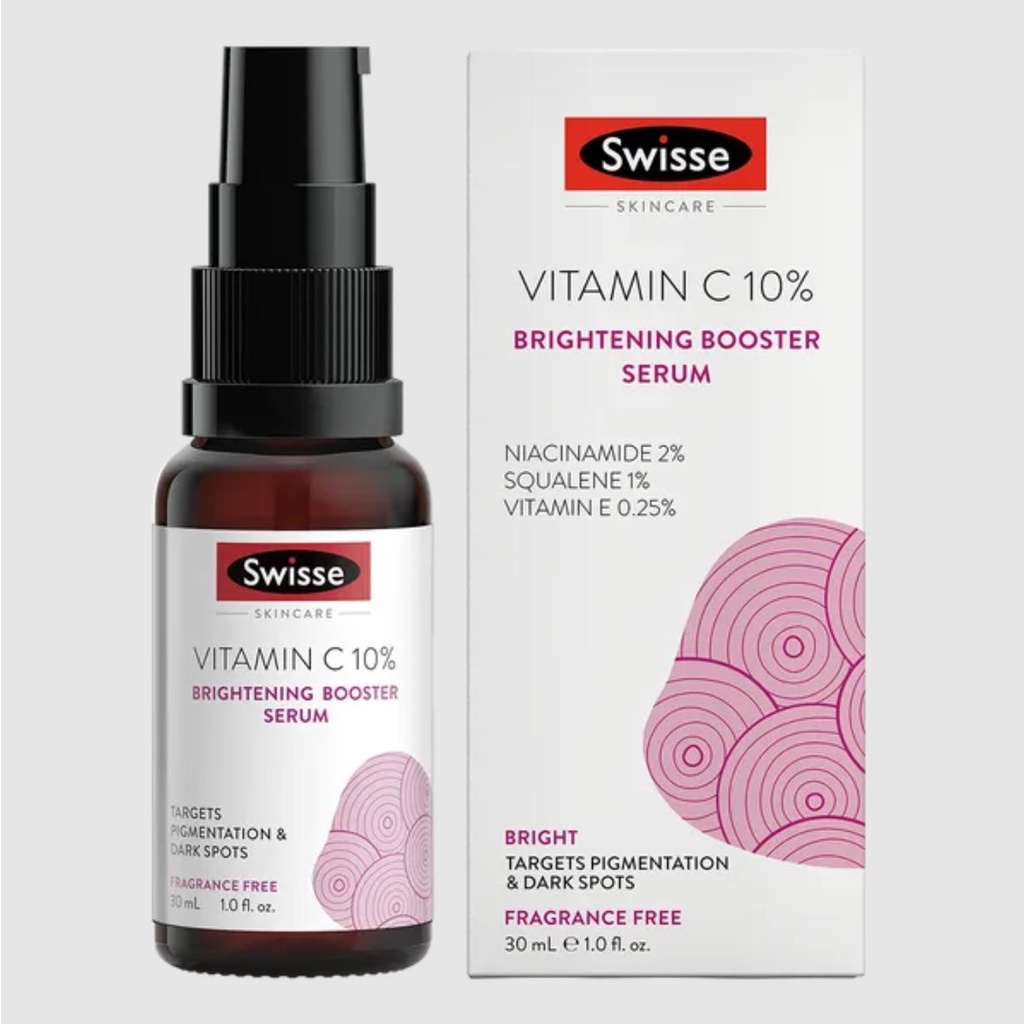 Swisse VITAMIN C 10% BRIGHTENING BOOSTER SERUM 30mL | Shopee Philippines