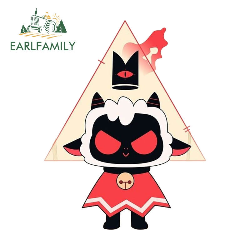 EARLFAMILY 13cm x 10cm for Cult of The Lamb Car Stickers Waterproof ...