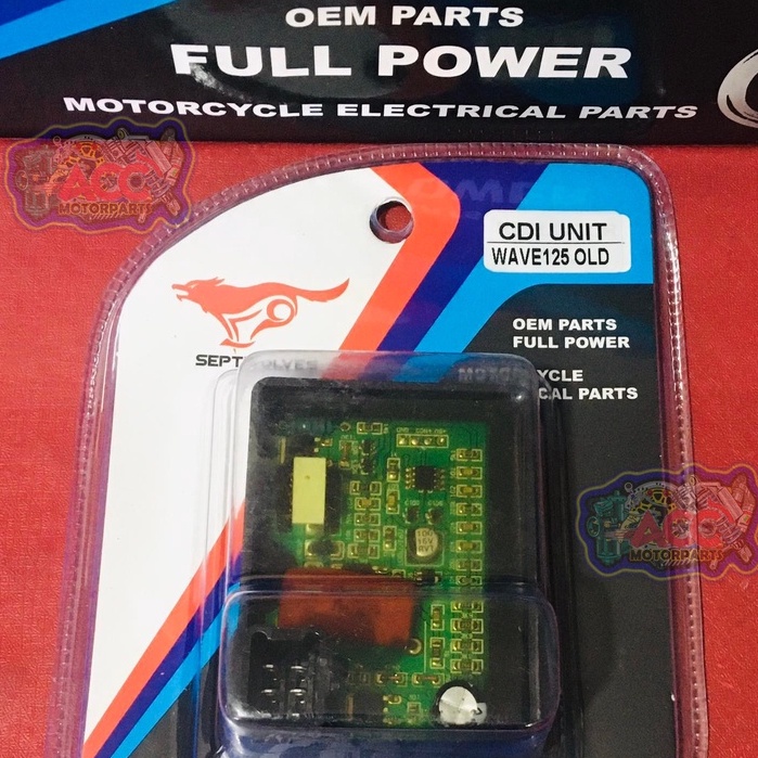ACC Motorparts CDI Unit for Wave 125 Old - OEM Parts Full Power ...