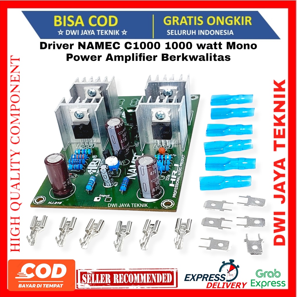 Quality NAMEC C1000 1000 watt Mono Power Amplifier Driver | Shopee Philippines