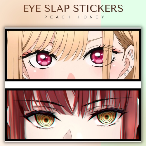 Eye Slap Stickers (Vinyl - Matte) - Water proof, Scratch proof - For ...