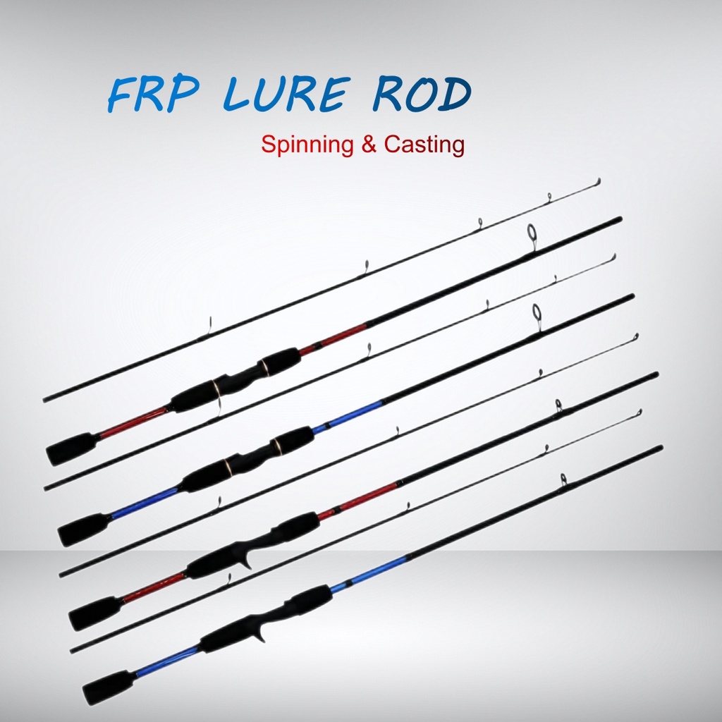 FRP Lure Rod 1.8 Meters Spinning Casting Fishing Rod Throwing Rod ...