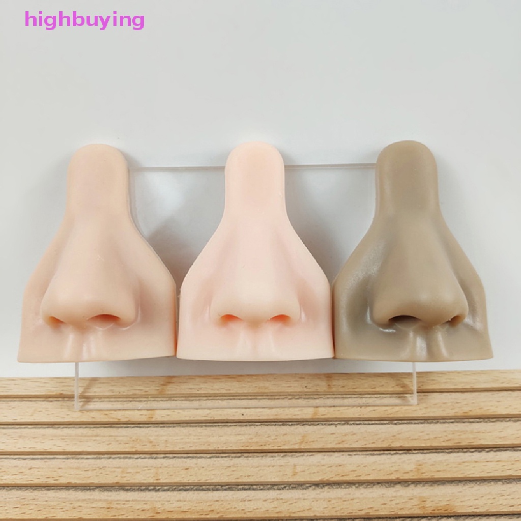 HBPH Professional 3D Soft Silicone Nose Model Reusable Simulation Nose ...