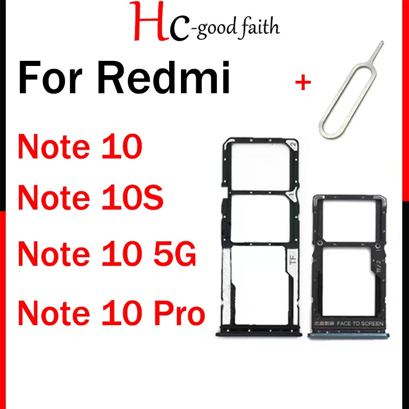 New High quality Sim Card Tray For Xiaomi Redmi Note 10 Note 10S Note ...